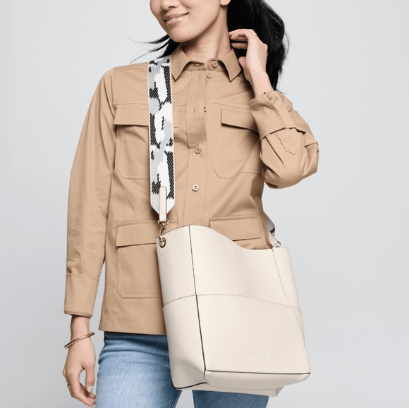 Mersi | Bags | Mersi Demi Bucket Bag Nwt In Cream | Poshmark